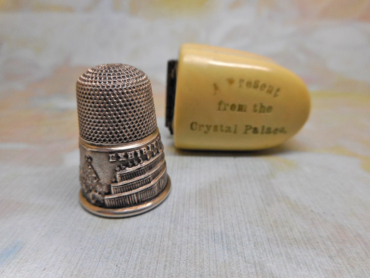 SOLD……….An 1851 Crystal Palace Exhibition thimble and case. – Curio ...