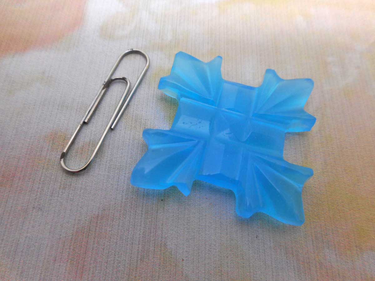 A bright blue glass thread winder. Continental c 1880 – Curio Cabinet ...