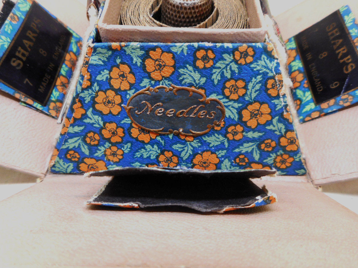 SOLD…..Novelty ‘drop side’ needle box. Wm. Hall & Co Ltd. c1900 – Curio ...