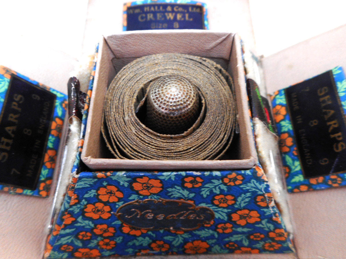 SOLD…..Novelty ‘drop side’ needle box. Wm. Hall & Co Ltd. c1900 – Curio ...