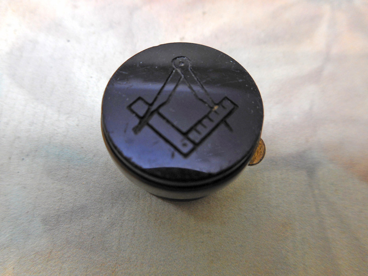 Two masonic Bachelor buttons. c1910 – Curio Cabinet Antiques