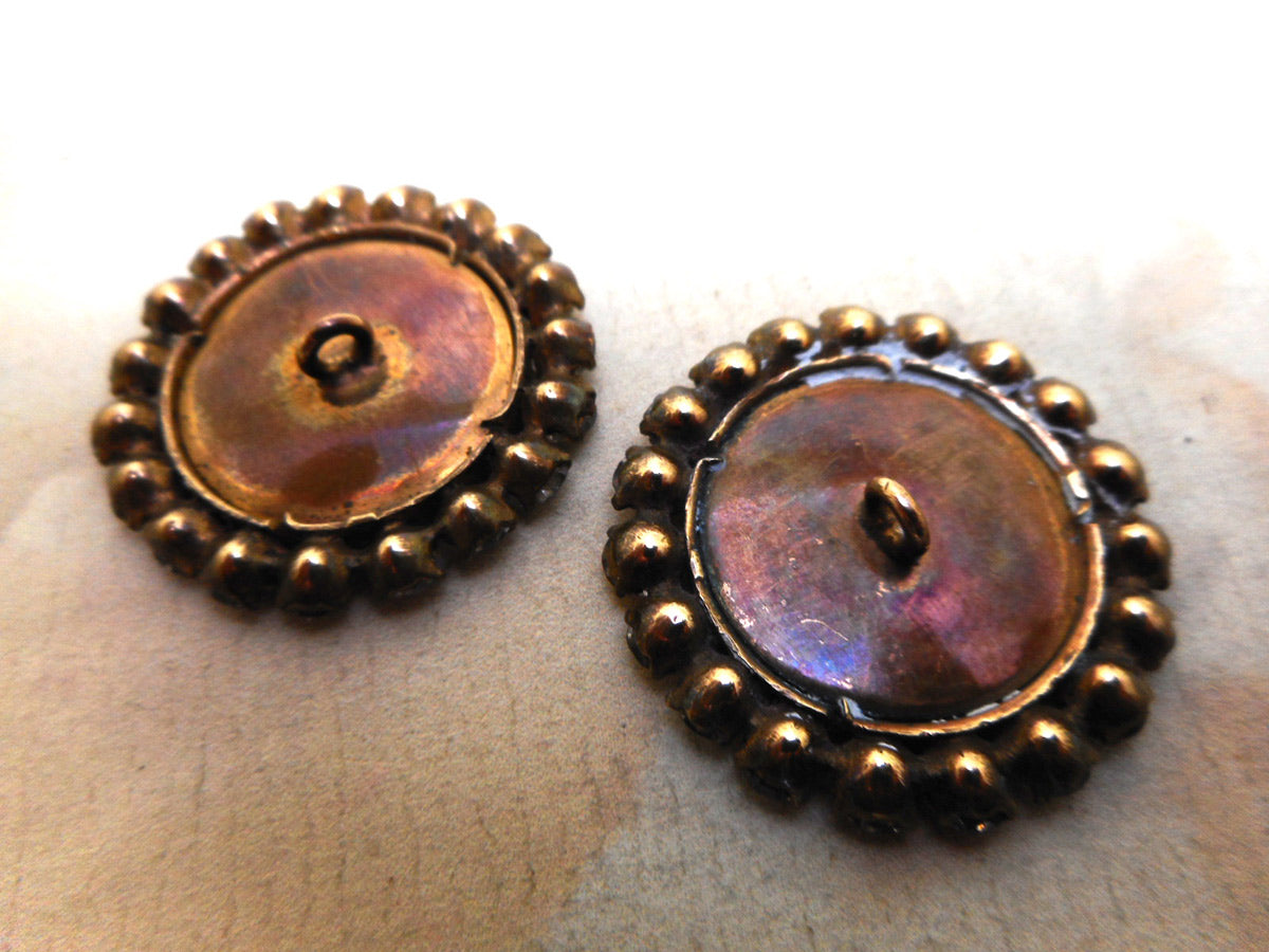 SOLD……..A pair of French paste set buttons. Late 19thc – Curio Cabinet ...