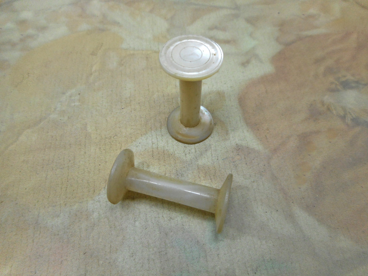 SOLD…….A pair of mother of pearl Palais Royal reels / spools. c 1820 ...